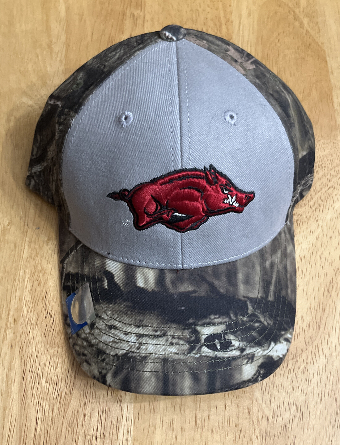Arkansas Razorbacks Hat NEW Mossy Oak Camo Hook & Loop Adjustable | eBay