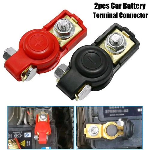 Adjustable Car Battery Terminal Connector Ends Clamp Positive ...