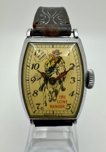 Orig Vtg LONE RANGER WATCH 1930’s New Haven Orig Band Overhauled ...