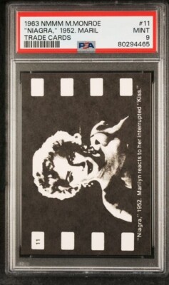 1963 NMMM MARILYN MONROE NIAGRA 1952 #11 PSA 9 POP 4, NONE HIGHER | eBay