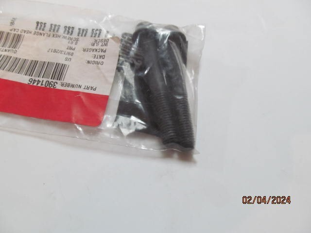 (2) Cummins 3901446 Hexagon Flange Head Cap Screws(bolts) Free shipping ...