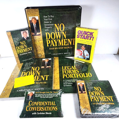 Carlton Sheets No Down Payment Real Estate Investing VHS & CD Course ...