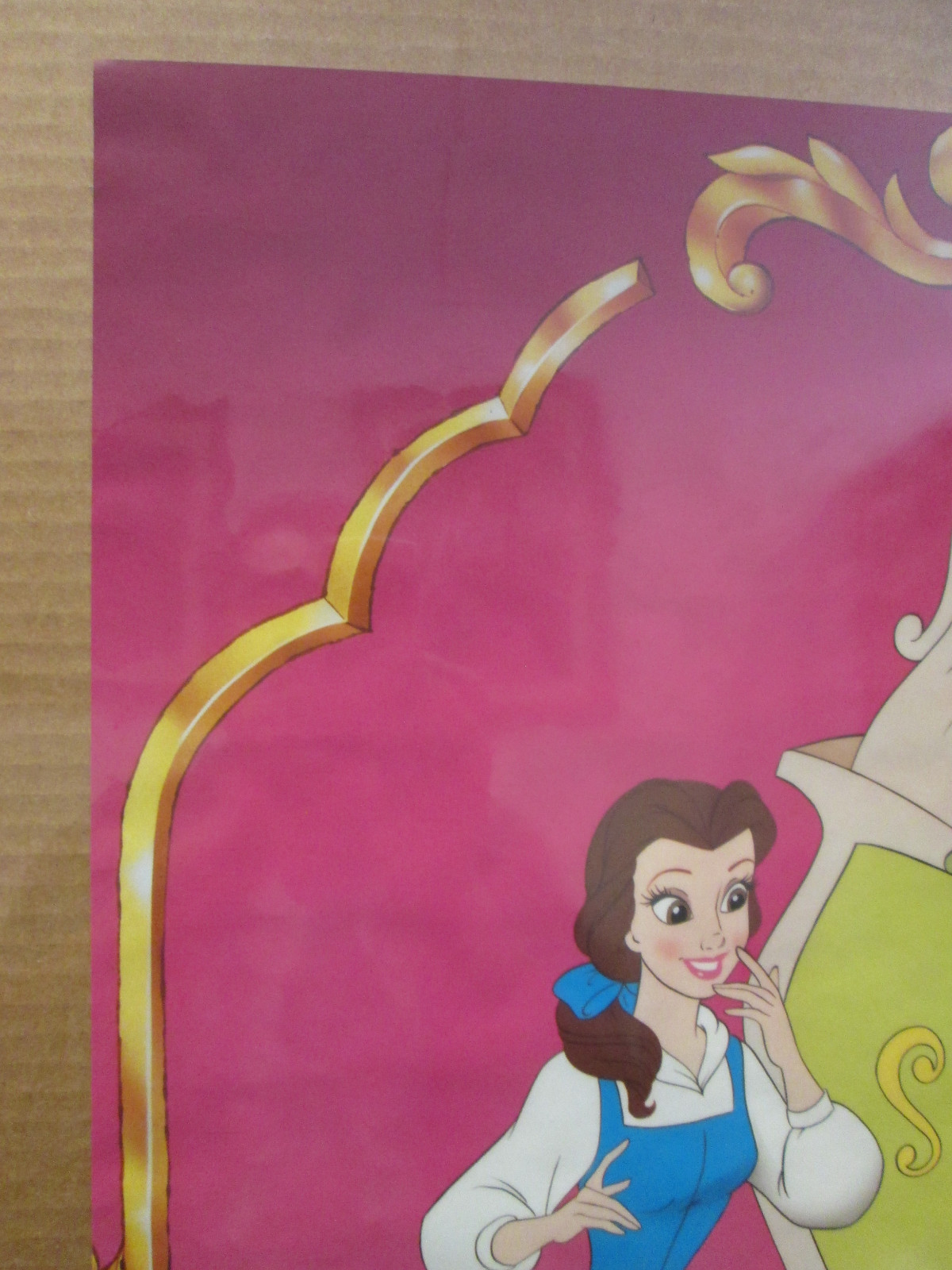 Vintage Beauty and the Beast Walt Disney original princess poster 9015 ...
