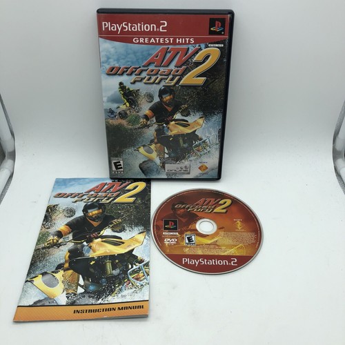 ATV Offroad Fury 2 PS2 PlayStation 2 - Complete CIB Greatest Hits ...