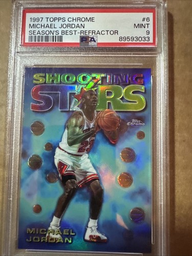 1997-98 Topps Chrome - Season's Best Shooting Stars Refractor #6 ...