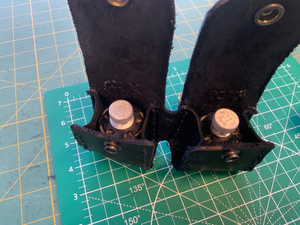 Handmade Leather Speed loader/moon clip Double Pouch Belt Attach | eBay