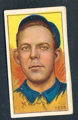 1912 T202 Hassan End Panel: HARRY GASPAR Cincinnati Reds ~ GOOD to VG ...