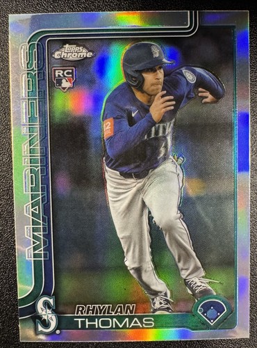 Rhylan Thomas Refractor Rookie RC 2025 Topps Chrome Update Card #USC185 ...