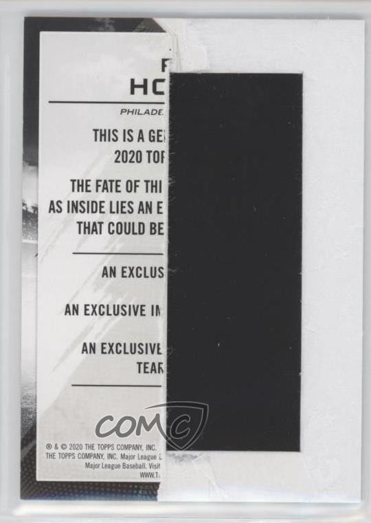 2020 Topps Rip Black Ripped /50 Ryan Howard #91 | eBay