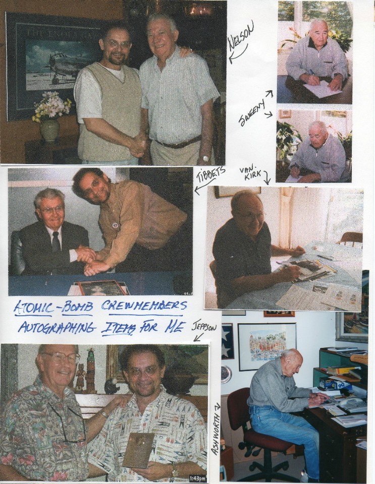 Atomic Bomb: Enola Gay Hiroshima Paul Tibbets Signed 8x10 Tibbets' "Reflections" | eBay