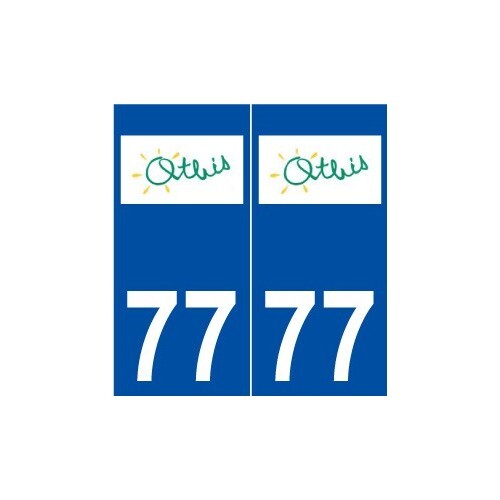 77 Othis logo autocollant plaque stickers ville | eBay
