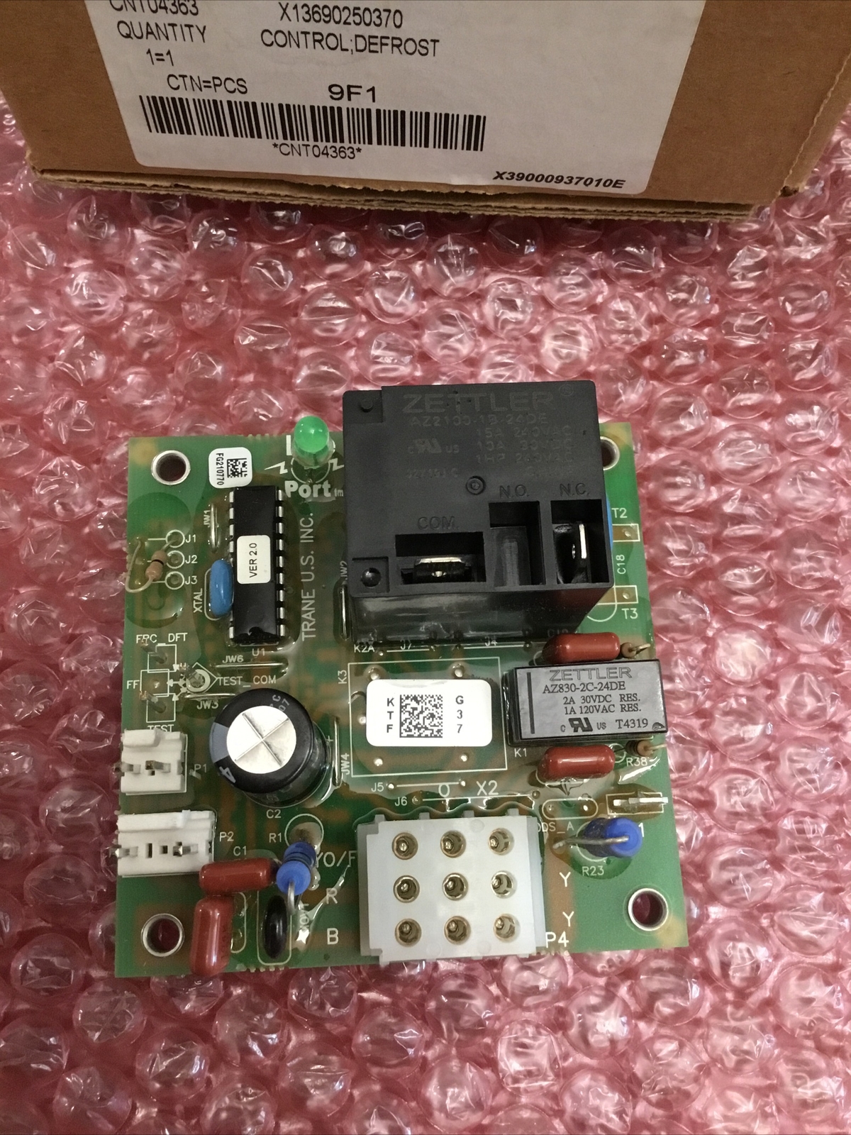 Trane American Standard Control Board 21C140501G37 Cnt04363 for sale ...