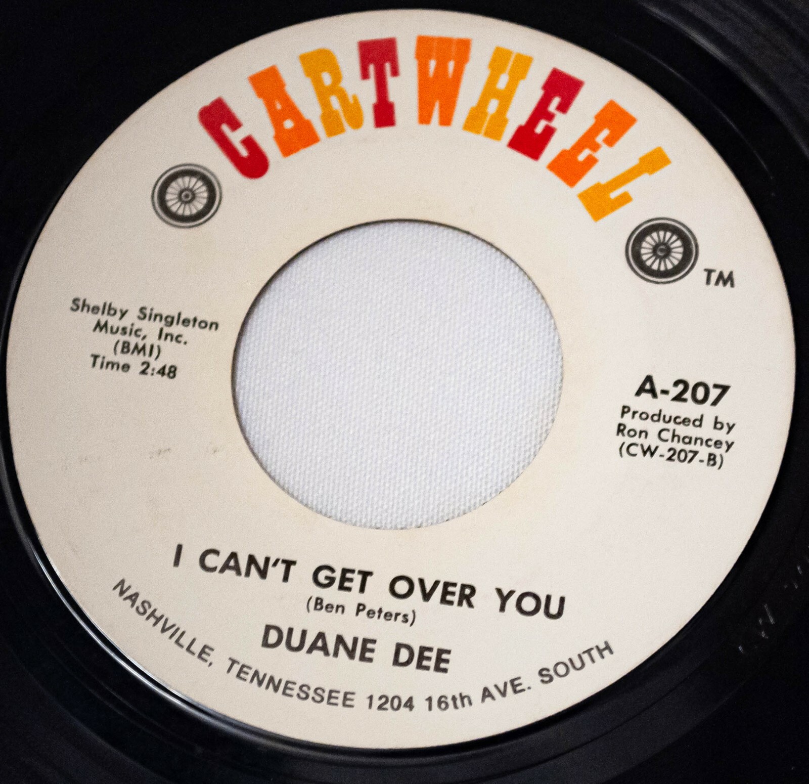 70s Country Lot of 5 -45s Duane Dee Merritt Jordan Kathy Barnes David ...