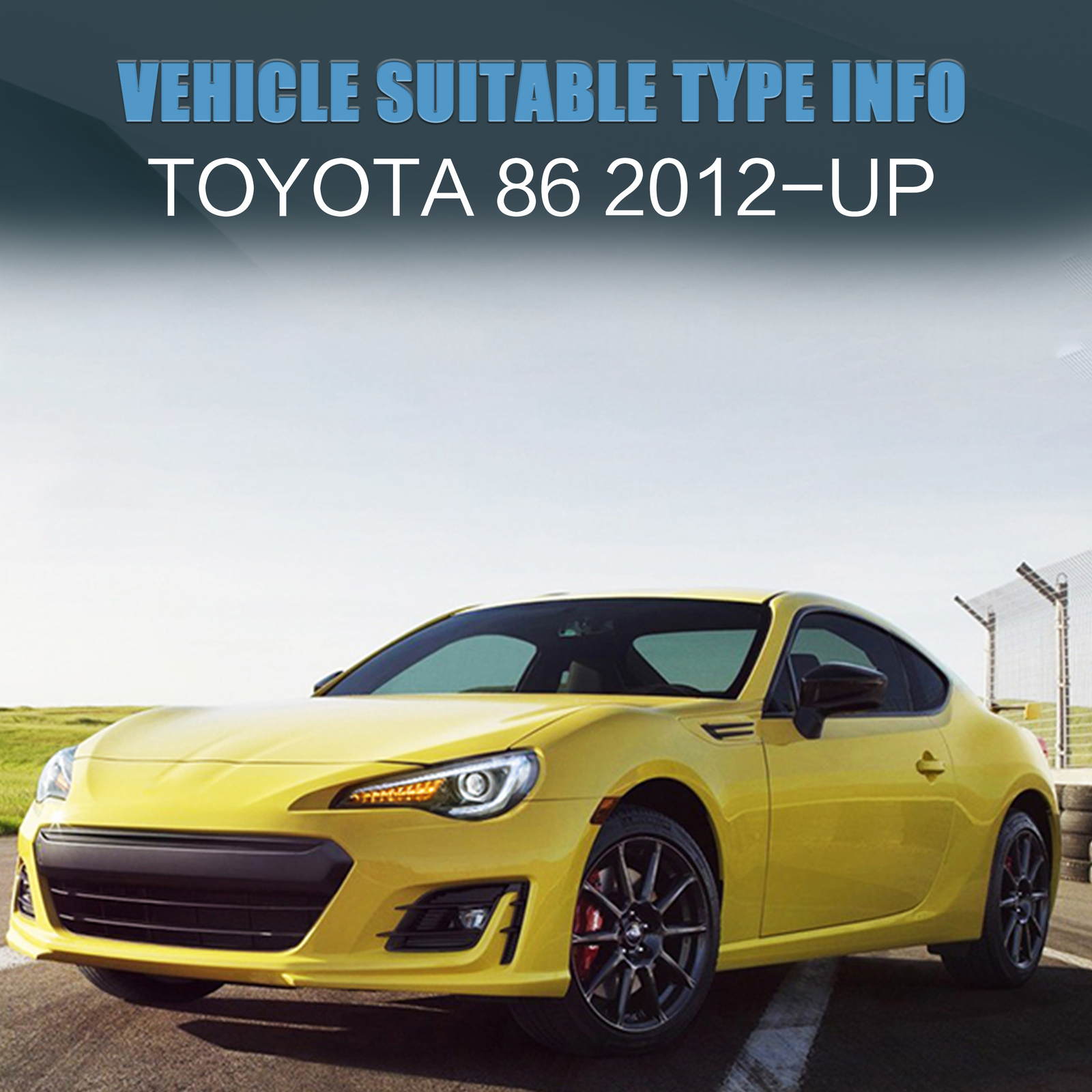 2PCS LED Headlights & LED Bulbs For 2012-2020 Toyota 86 Subaru BRZ ...