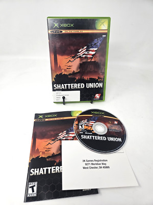 Shattered Union (Microsoft Xbox, 2005) Original XBOX CIB Complete w ...