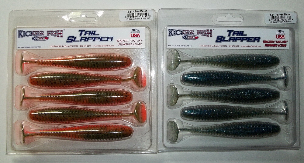 (2) Sets of 5 Kicker Fish Tail Slapper Swimbaits(Assorted #2)-Bass ...