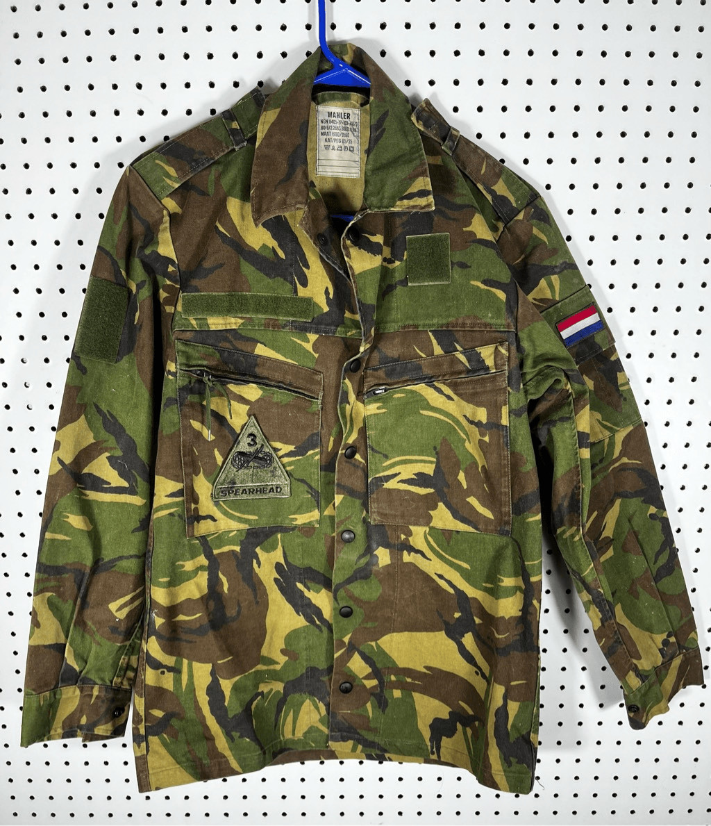 Wahler Dutch camouflage surplus army jacket size S/M - Gem