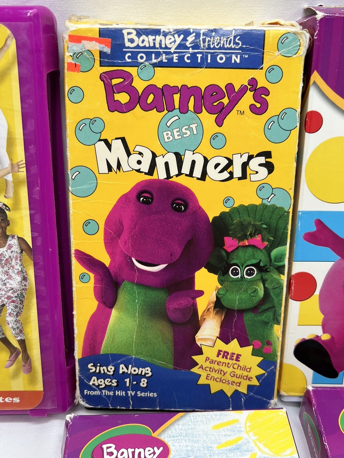 Barney VHS Tape Lot of 8 Barney and Friends | Grelly USA