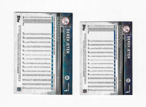 2015 Topps Derek Jeter FINAL GAME CARDS Yankee Stadium MLB New York ...