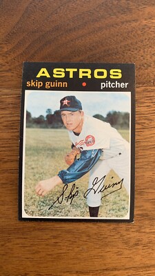 1971 Topps Skip Guinn #741 Houston Astros High Number EX | eBay