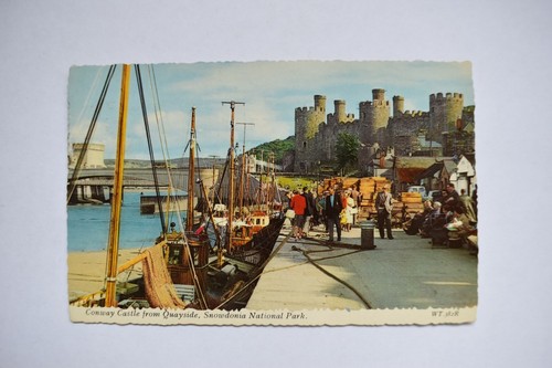 Postcard Conway Castle Snowdonia Conwy Gwynedd Wales Posted 1968 ...