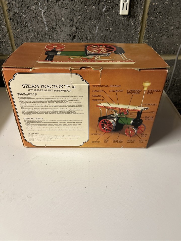 Mamod Boxed Steam Engine & Steam Car Model Kits – Vintage Live Steam ...