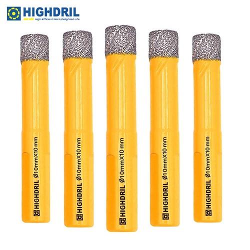 5pcs 10mm Diamond Drilling Core Bits Hole Saw Cutter for Concrete ...