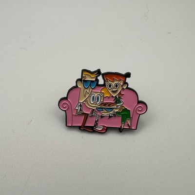 Dexter’s Laboratory Enamel Pin – Dexter & Parents on Couch – Cartoon ...