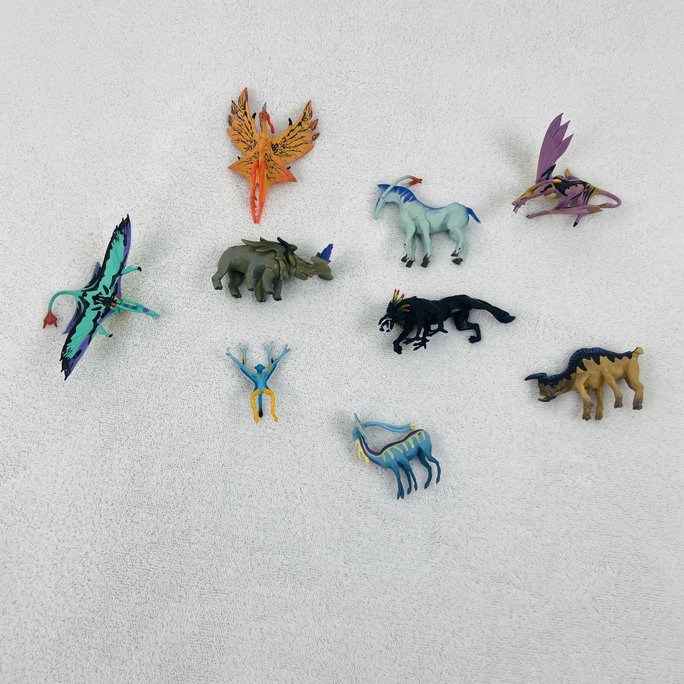 Disney Parks Avatar Creatures of Pandora 9 Piece Figure Set With ...