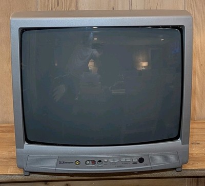 Emerson EWT19S3 CRT 19 inch TV A/V Inputs Retro Gaming NO Remote | eBay