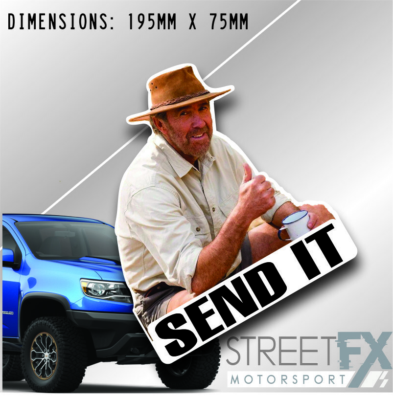 Send It Sticker Decal 4x4 Straya Meme Aussie Funny | eBay Australia