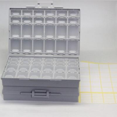 2 Aidetek BOXALL48 lids SMD SMT empty Components enclosure chips diodes ...