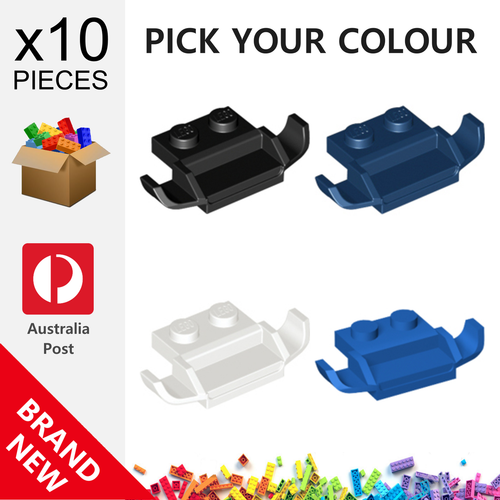 10x Genuine LEGO™ - Modified 1 x 2 with Racers Car Plates - 50949 New ...