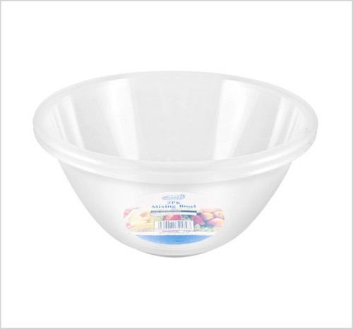 Plastic Mixing Bowls 1/2/3 Pack 28cm 20cm 15cm Clear Baking Bowl Great ...