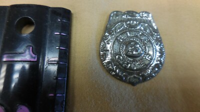 Toy Fire Chief Pin Badge | eBay