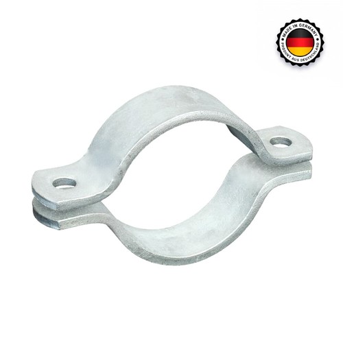 Zweiteilige Rohrschellen Schelle verzinkt nach DIN3567 schwere ...