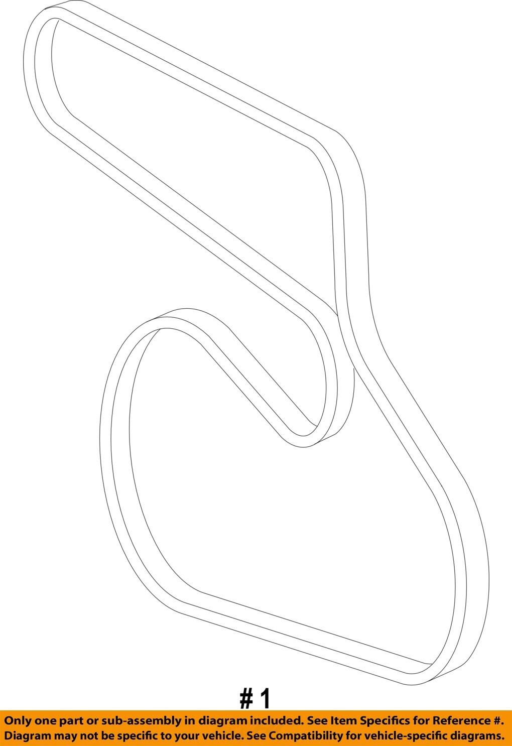 Toyota Genuine OEM 90916-02733 Belt V-ribbed 9091602733 for sale online ...