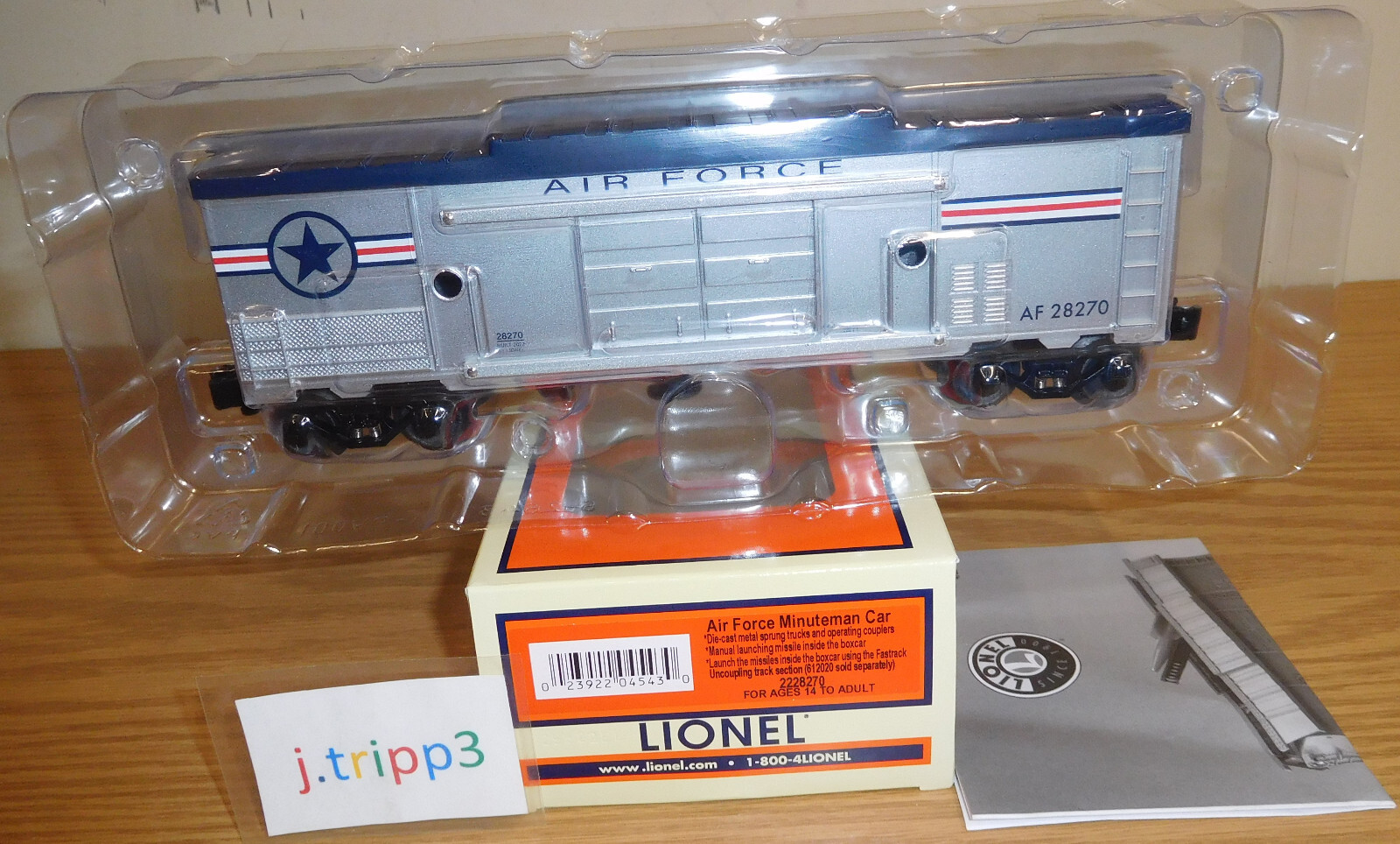 Lionel 2228270 O Air Force Minuteman Boxcar LN/Box for sale online | eBay