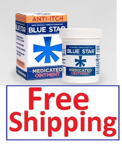 Blue Star Anti-Itch Medicated Ointment 2 oz 368429201027 | eBay