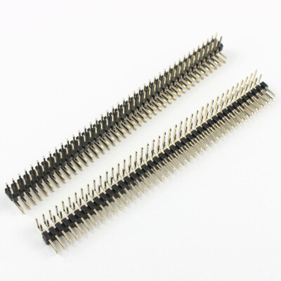 20Pcs 2mm 2.0mm Pitch 2x40 Pin 80 Pin Double Row Right Angle Male ...