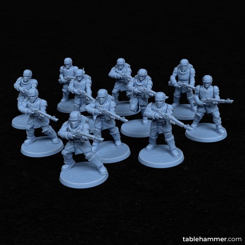 Renegade Guards Tablehammer Sci-Fi Grimdark 28mm Tabletop Wargaming ...