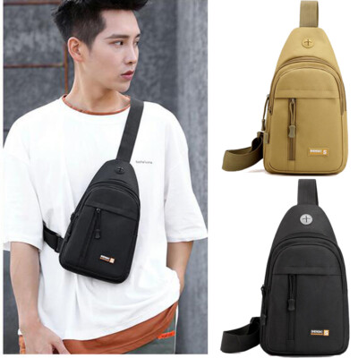 Mens Backpack Chest Pack Shoulder Crossbody Bag Fanny Pack Travel ...