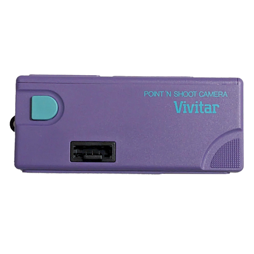 Vintage Avon Vivitar Point 'N Shoot 110 Camera 1987 Purple Teal Manual ...