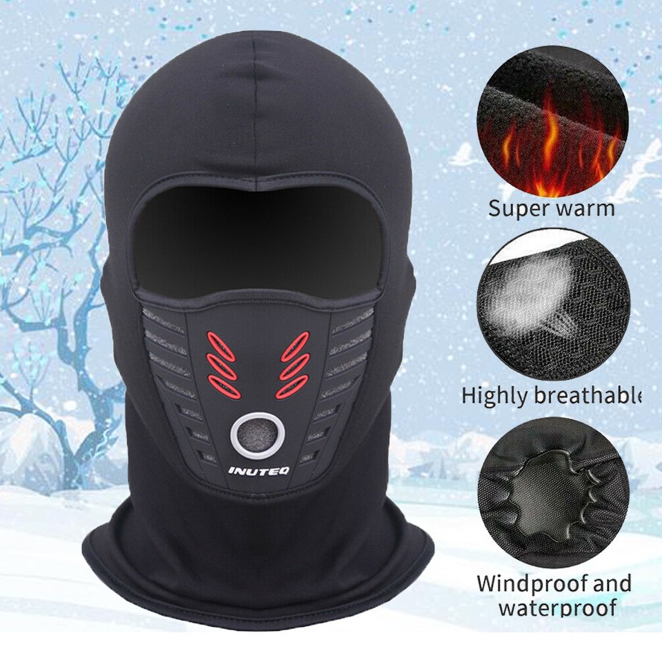 Cold Weather Men Balaclava Winter Head Cover Full Face Mask Motorcycle ...
