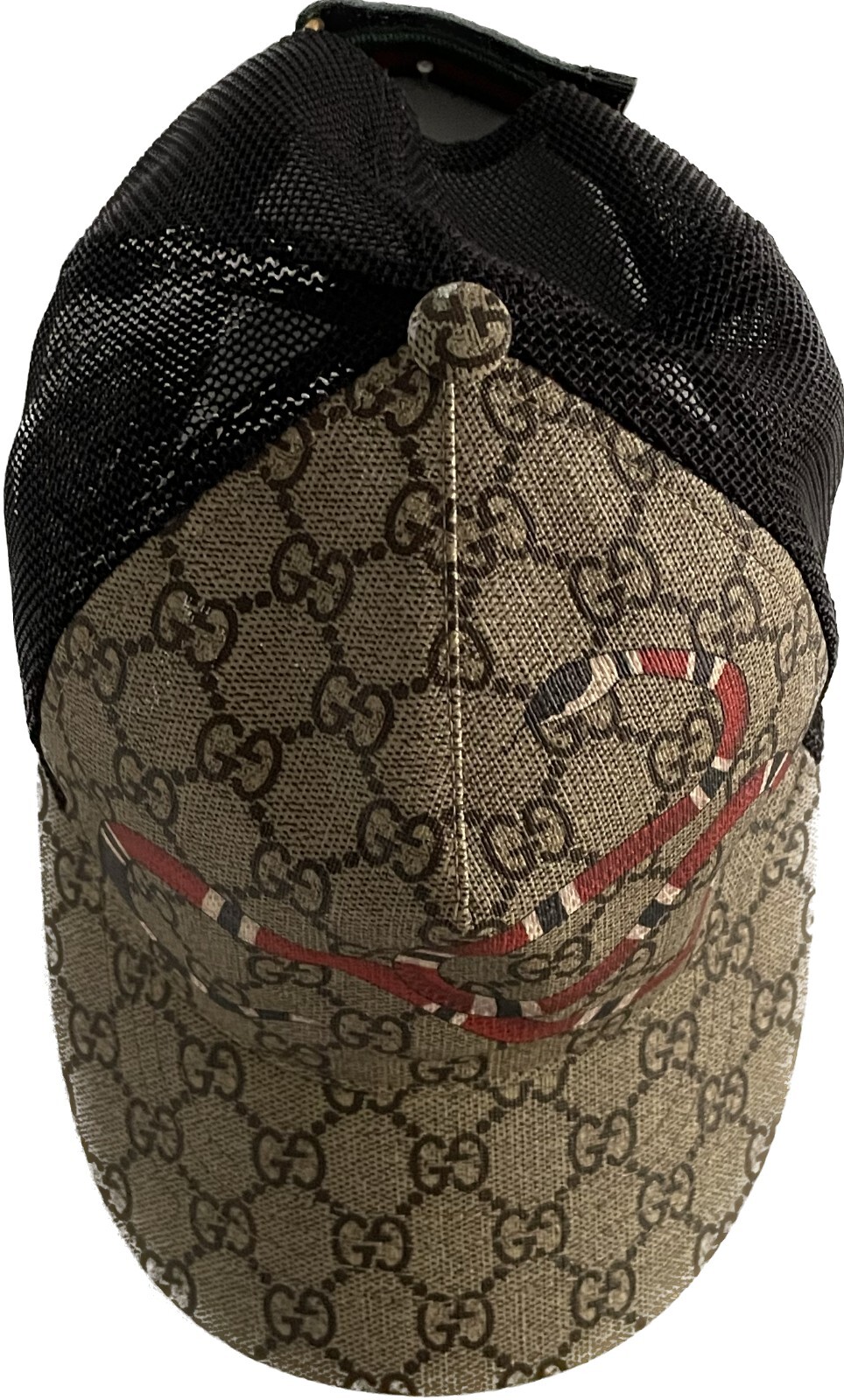Gucci Snake Baseball Cap with Web (Black Size M) - Au… - Gem