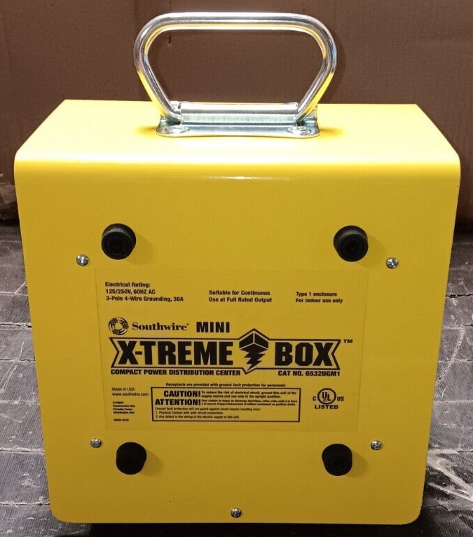 Southwire Mini X-Treme Box Portable Temporary Power Distribution Box ...