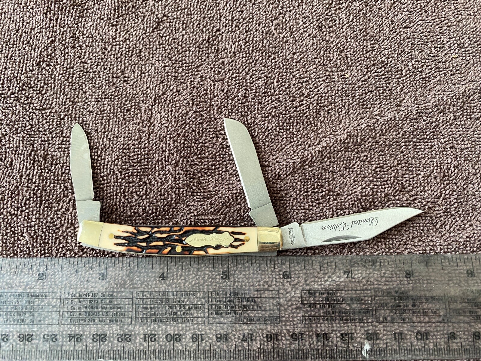 Uncle Henry - Rancher 834UH - 3-Blade Pocket Knife | eBay