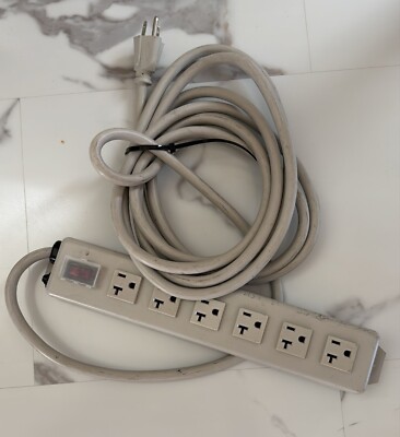 Tripp-Lite 6 Outlet Power Strip 15' Cord Industrial All Metal Waber ...