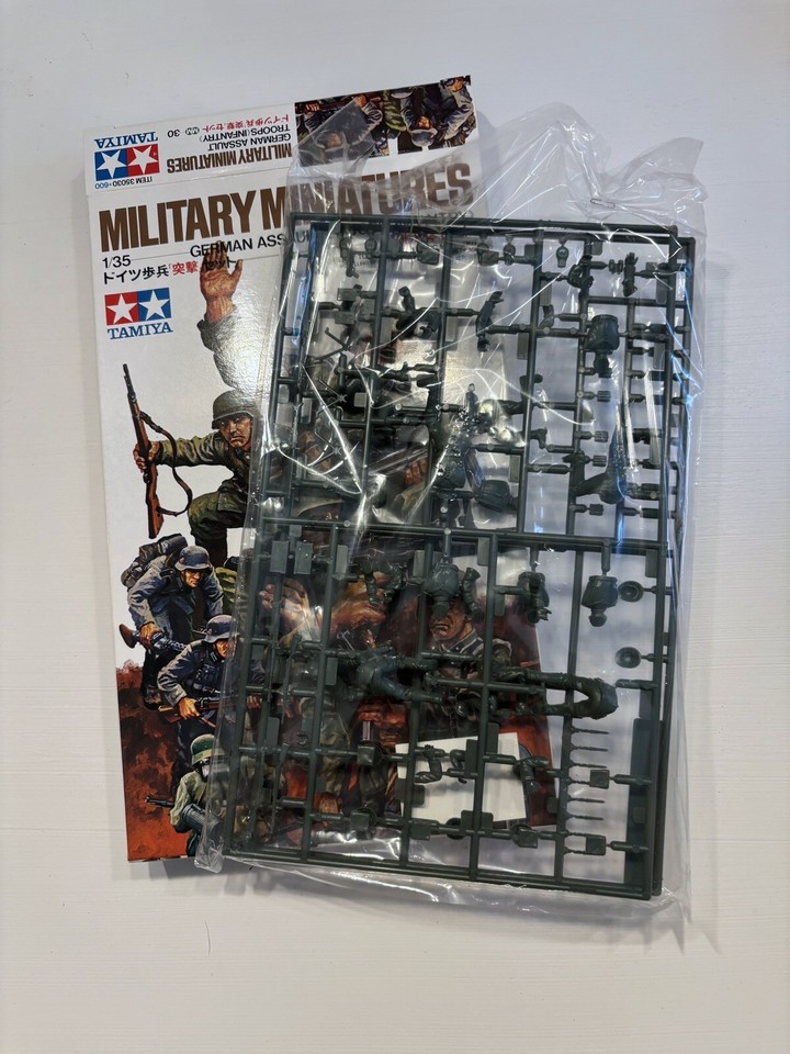 Lot of 4 NIB Tamiya 1/35 Model Kits Infantry Army Cars Miniature Troops ...