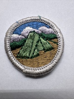 BSA Camping Merit Badge -Type G 1961-1971 Cloth Back | eBay